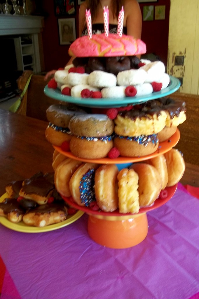 Guini’s 3-tier Donut Cake | Jeanie Rhoades // Thought Collage